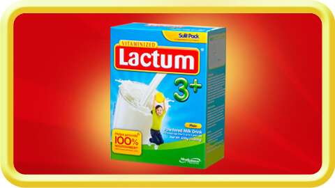 Lactum 3+ Plain 100% Nourishment for Child Development
