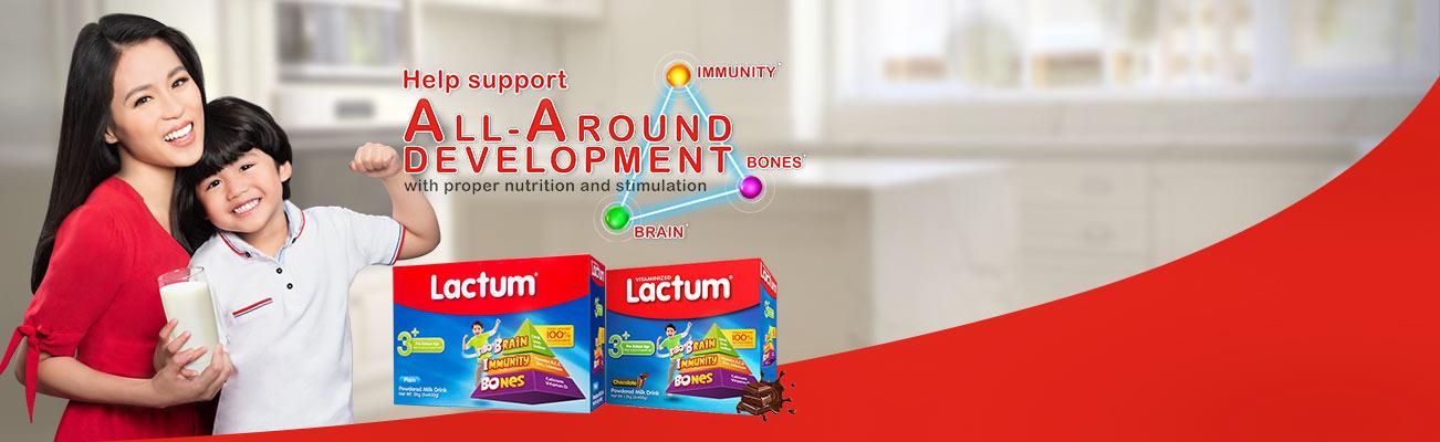 Lactum 3+ Plain 100% Nourishment for Child Development